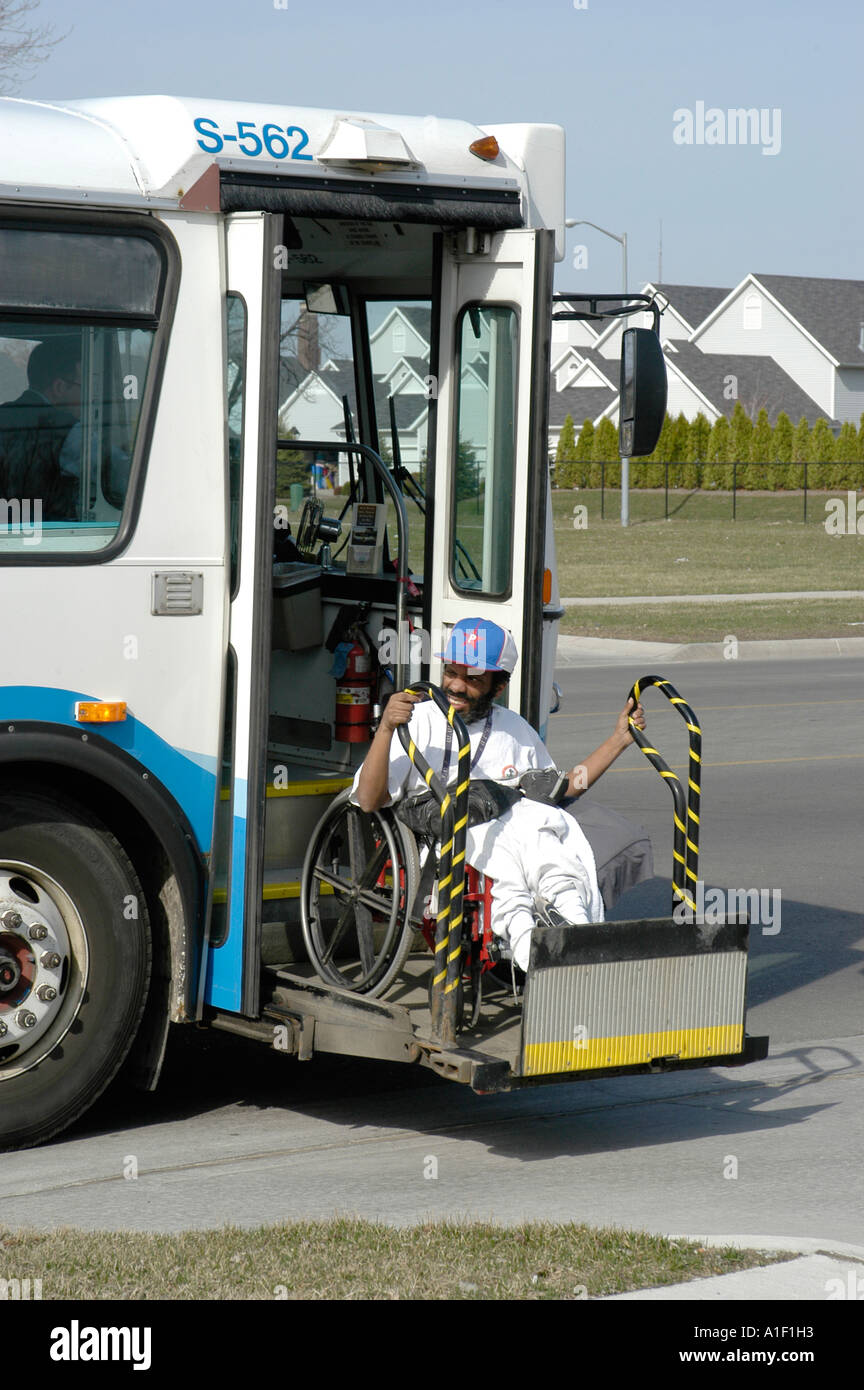 Wheelchair bus lift hi-res stock photography and images - Alamy