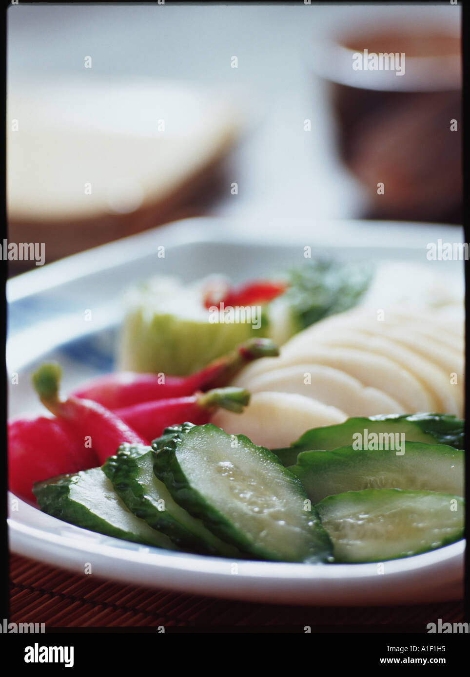 Japanese style pickle japanese style pickles hi-res stock photography ...