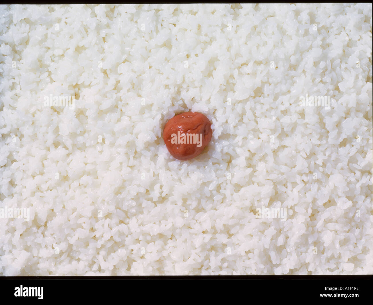 Rice with Pickled Ume Stock Photo - Alamy