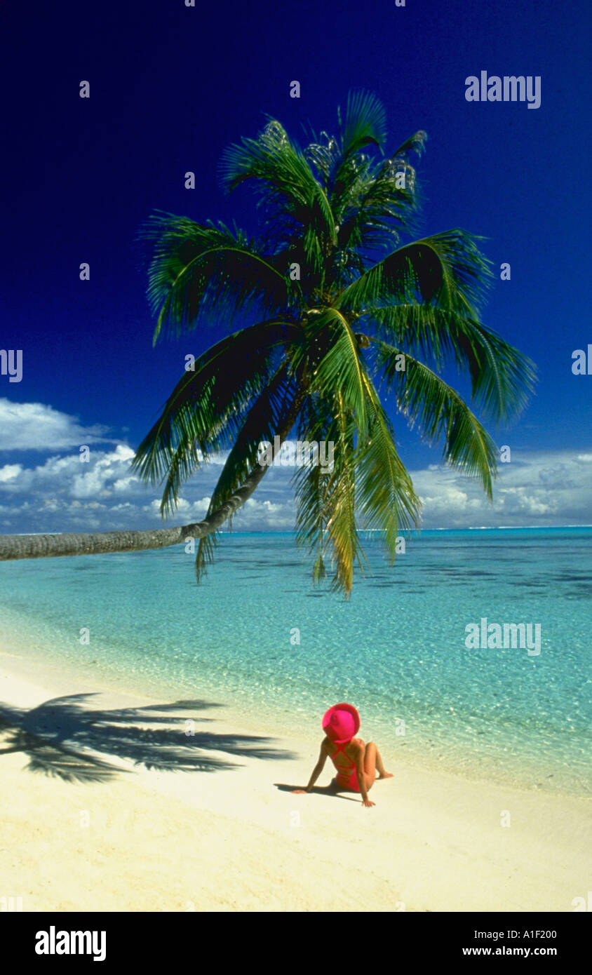 Matira Beach on Bora Bora Stock Photo - Alamy