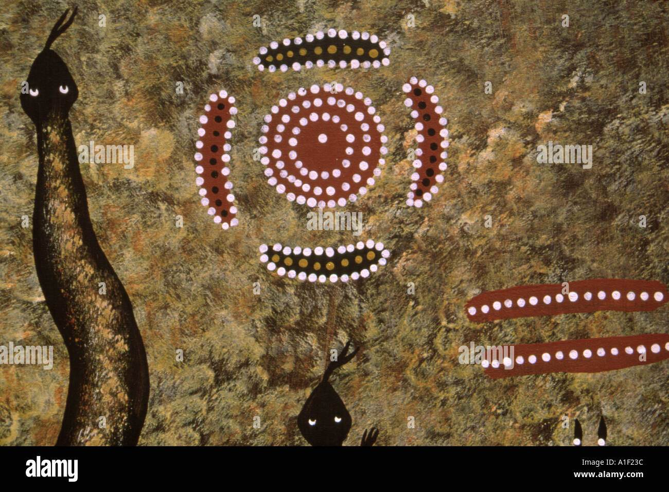 Aboriginal art snake hi-res stock photography and images - Alamy