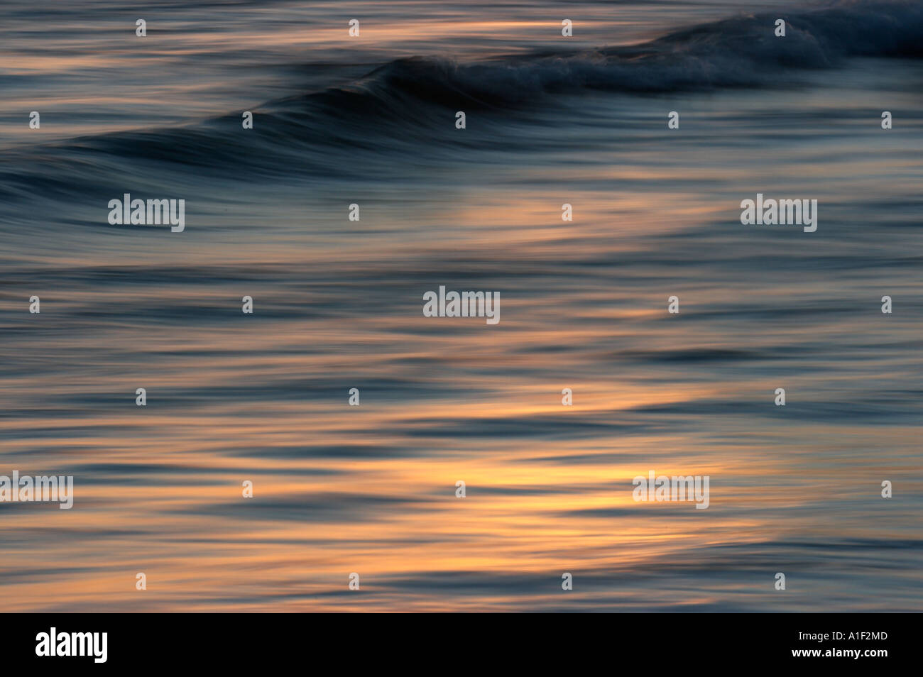 sunset beach water Stock Photo - Alamy