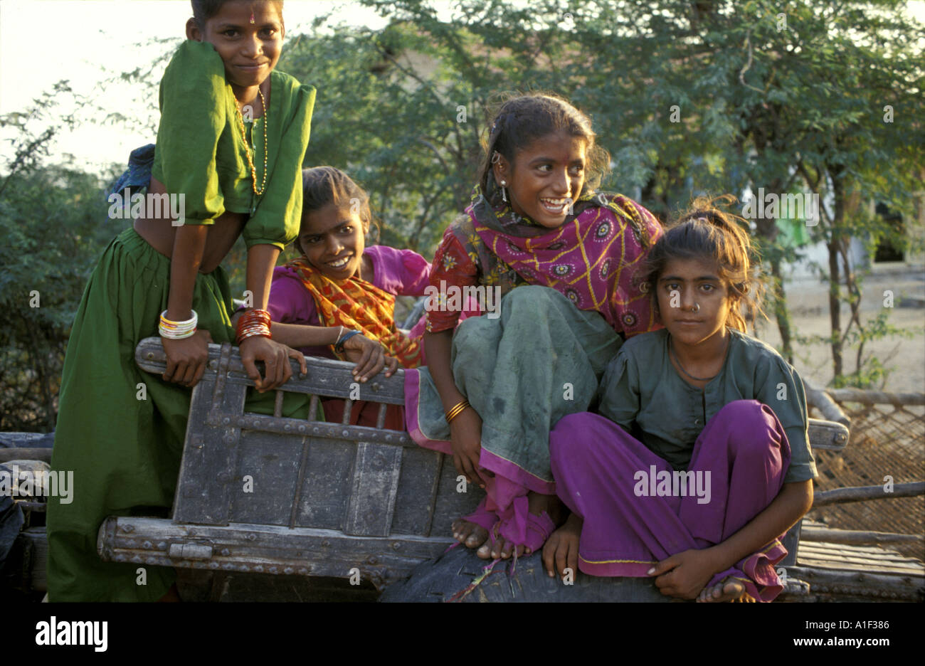 Tribal children of gujarat hi-res stock photography and images - Alamy