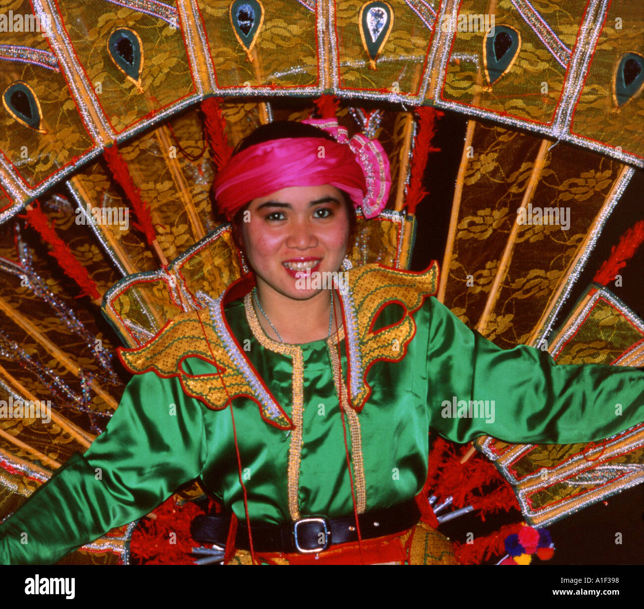 Thailand Peacock dancer Stock Photo - Alamy
