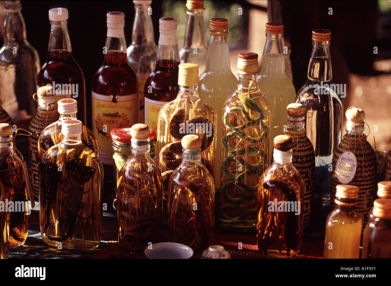 Laos Whisky Stock Photo - Alamy