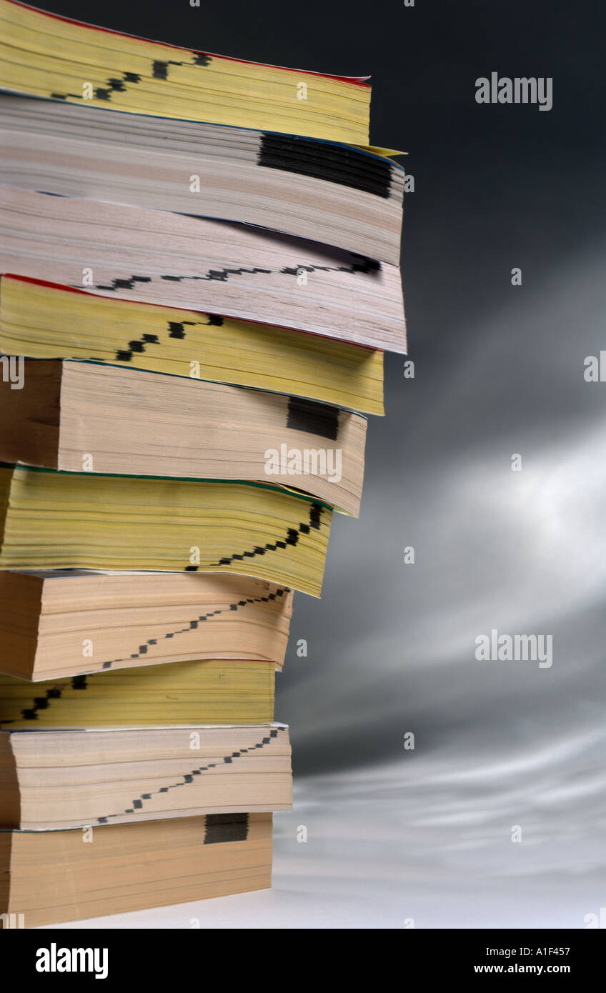 Lots of books pages hi-res stock photography and images - Alamy