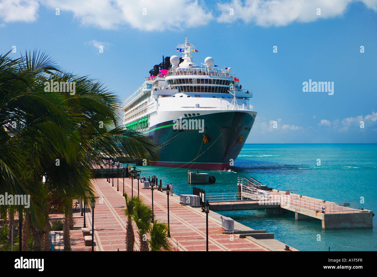Cruise ship docked at Key West, Florida, USA Stock Photo - Alamy