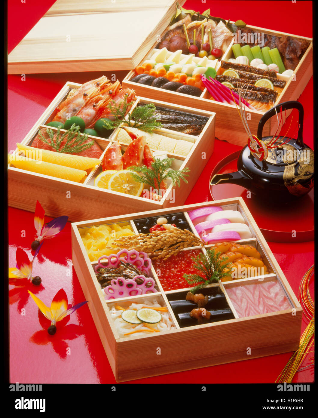 Japanese New Year s Feast Stock Photo - Alamy
