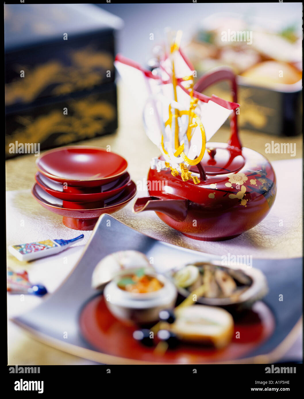 Japanese New Year s Feast Stock Photo - Alamy
