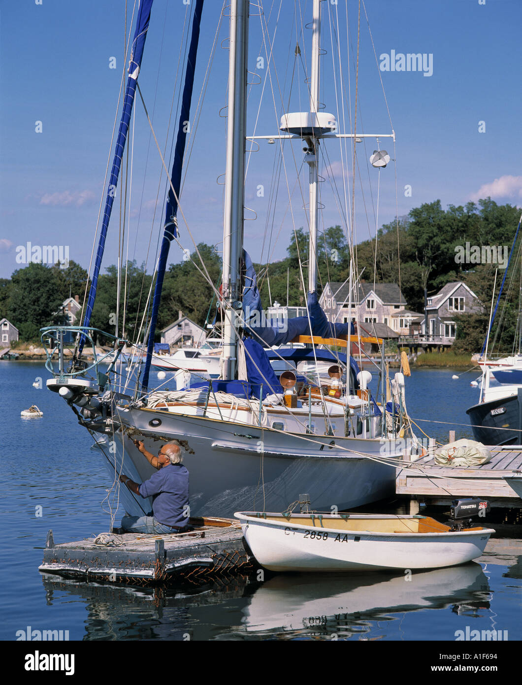 Woods hole cape cod harbour hi-res stock photography and images - Alamy