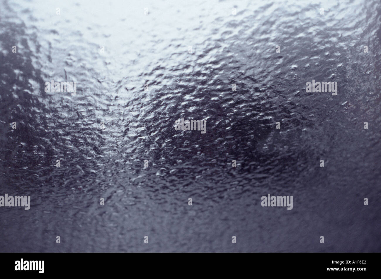 Ice covering wind screen of auto Stock Photo - Alamy
