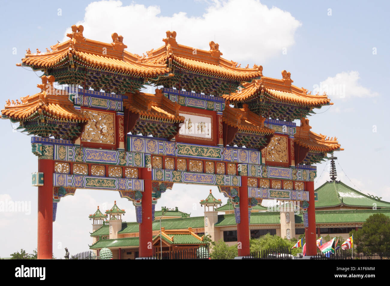 Architecture detail, Chinese Temple Stock Photo - Alamy