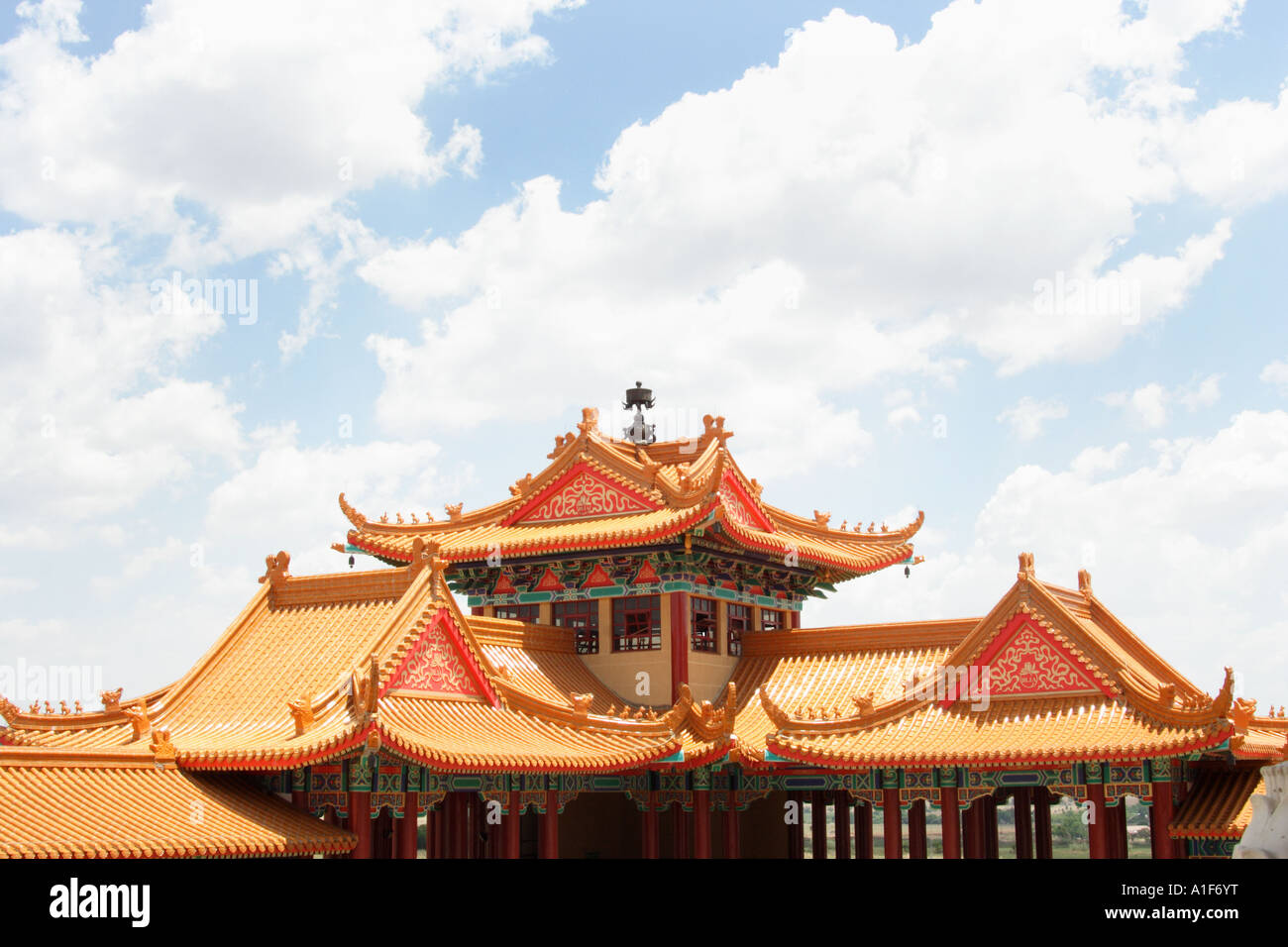 Architecture detail, Chinese Temple Stock Photo - Alamy
