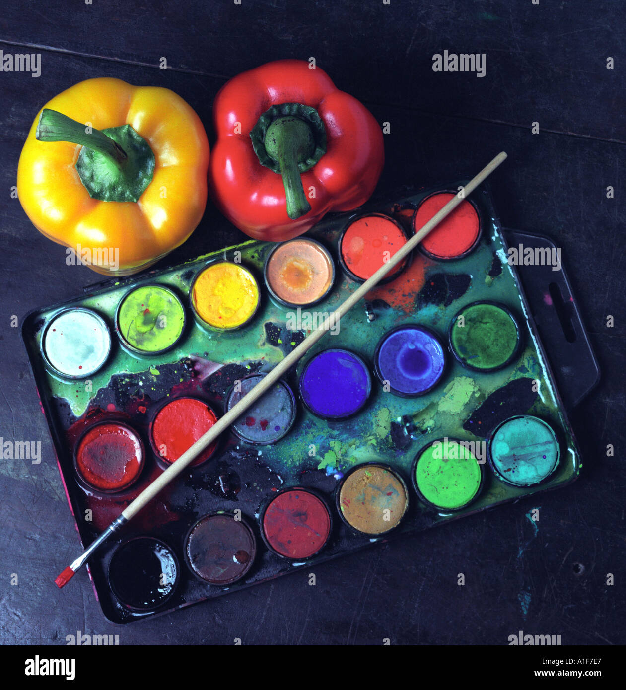 Paintbox hi-res stock photography and images - Alamy