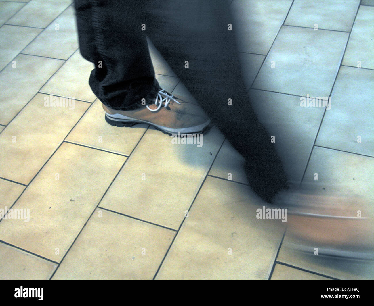 Woman walking steps human body part hi-res stock photography and images ...