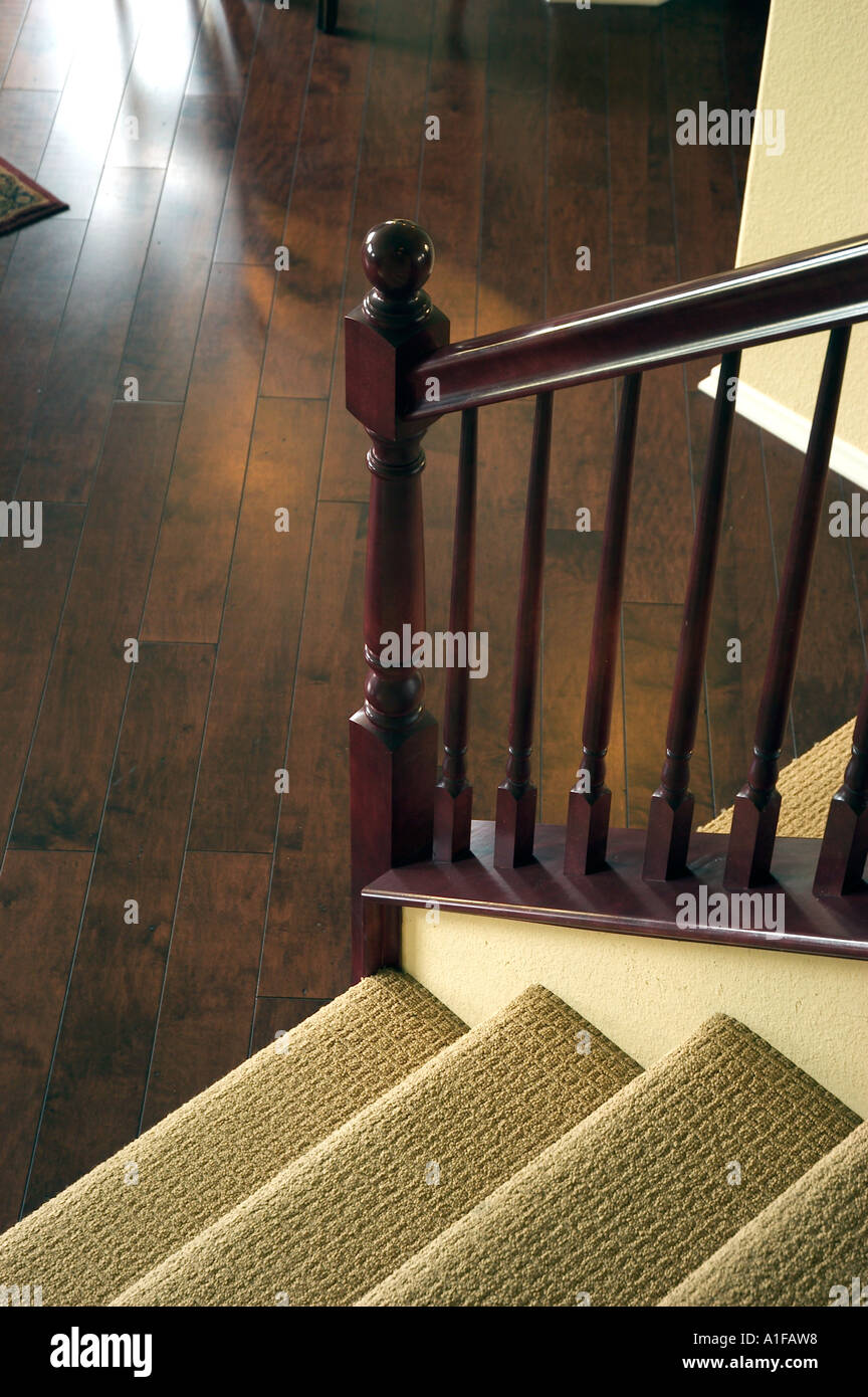home stair interior Stock Photo - Alamy