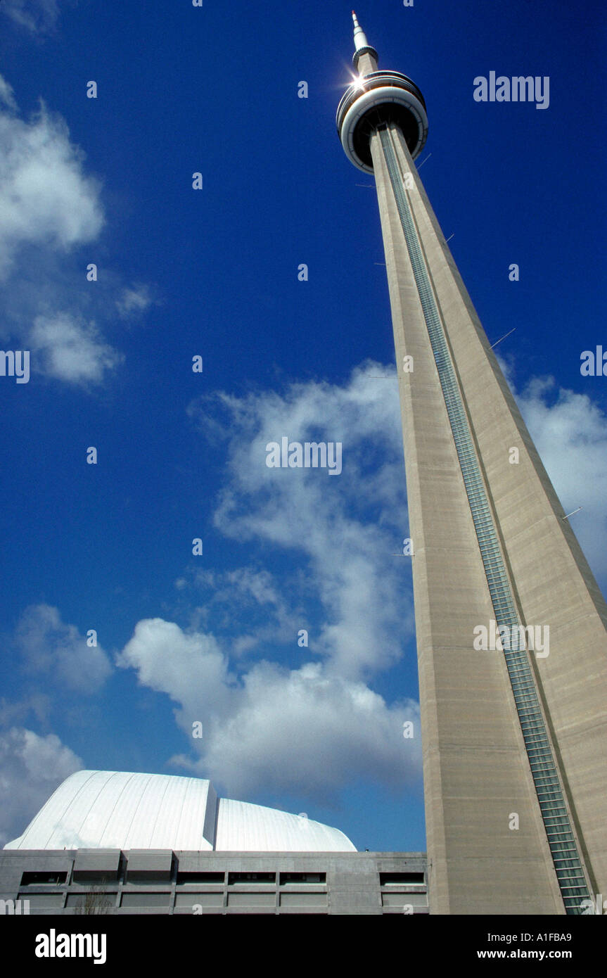 CN Tower and Skydome Toronto Stock Photo - Alamy