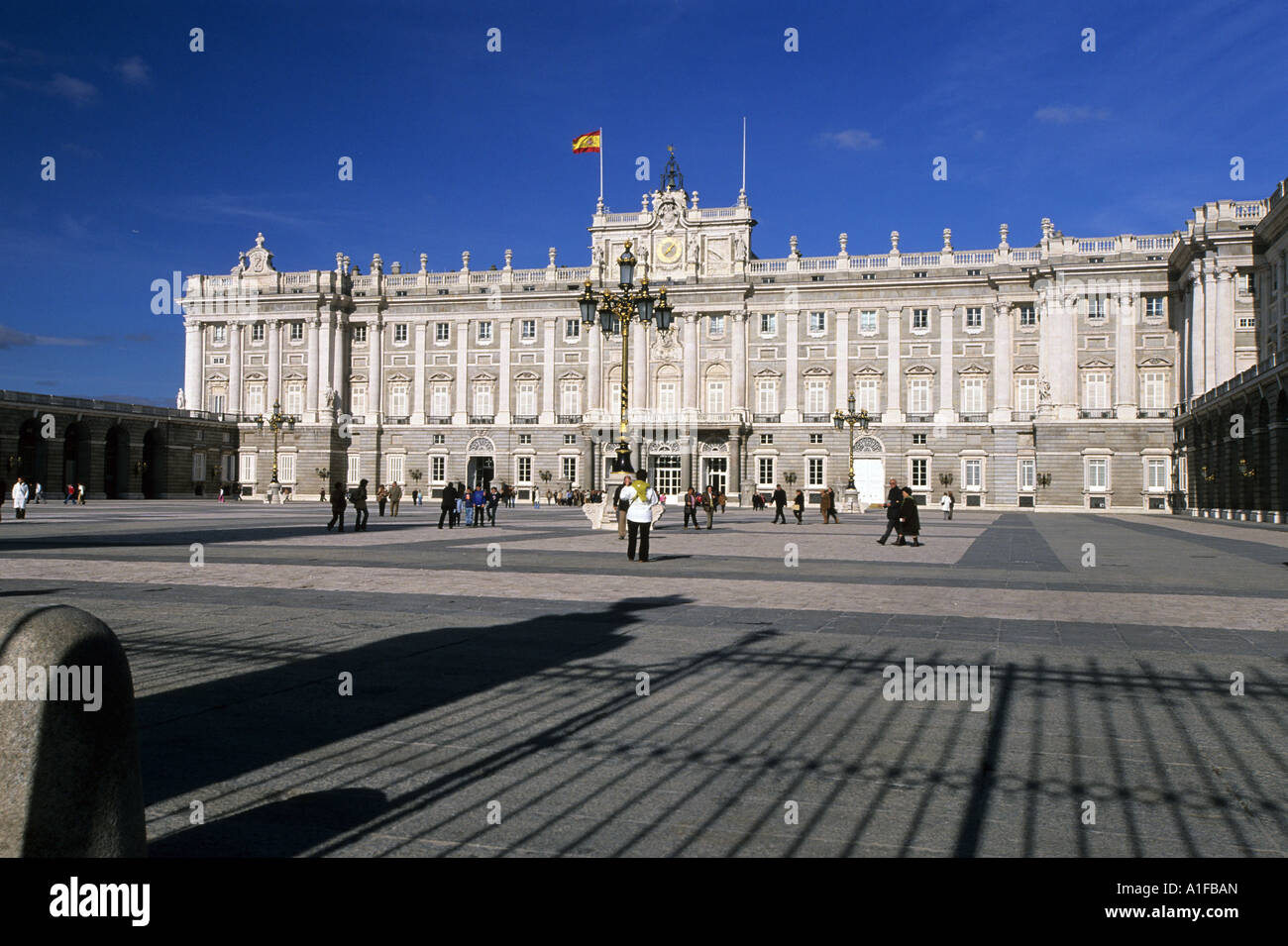 Royal palace Madrid Spain Stock Photo - Alamy