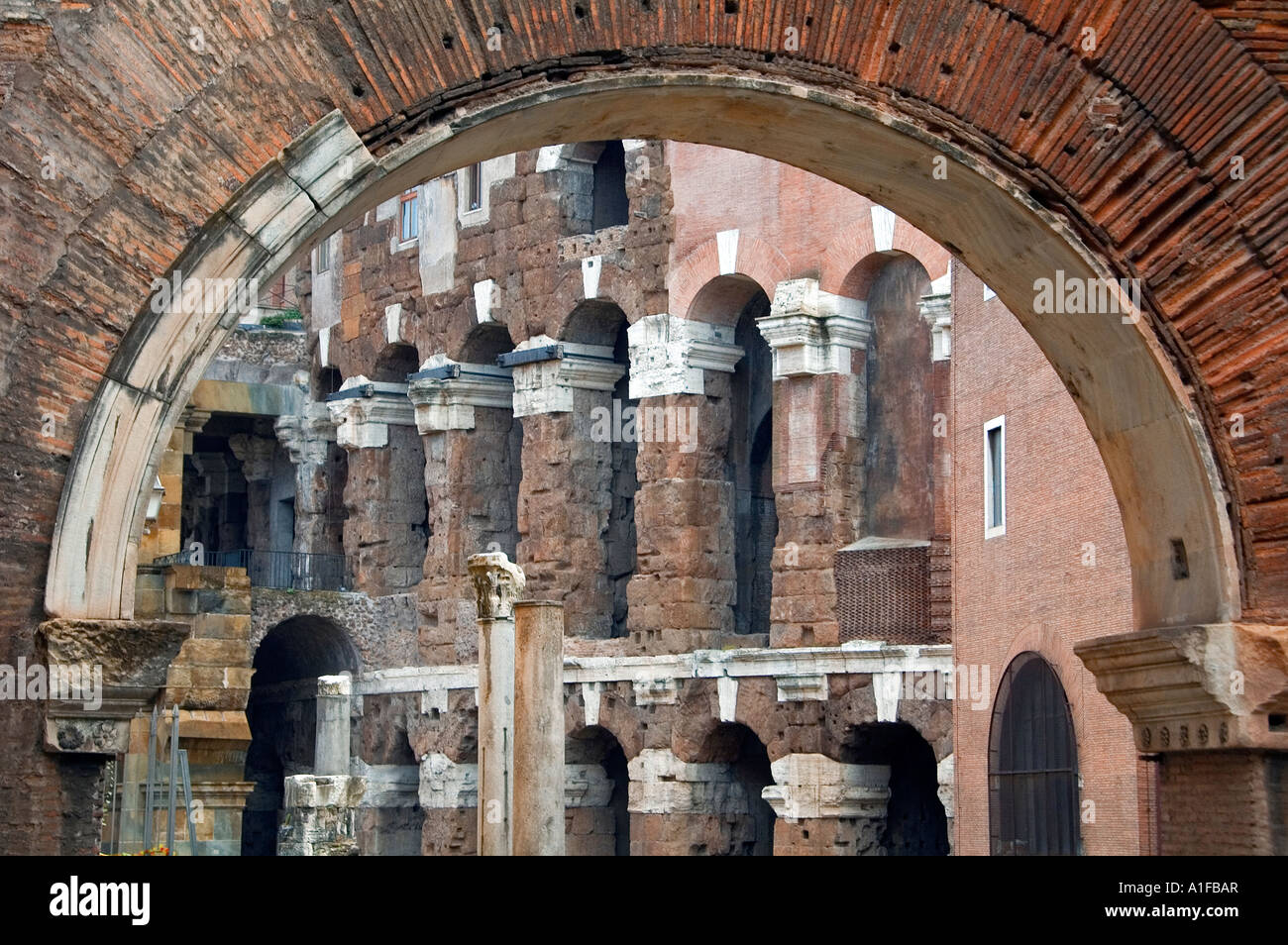 Ruins of The Porticus Octaviae (Portico of Octavia) built by Augustus ...