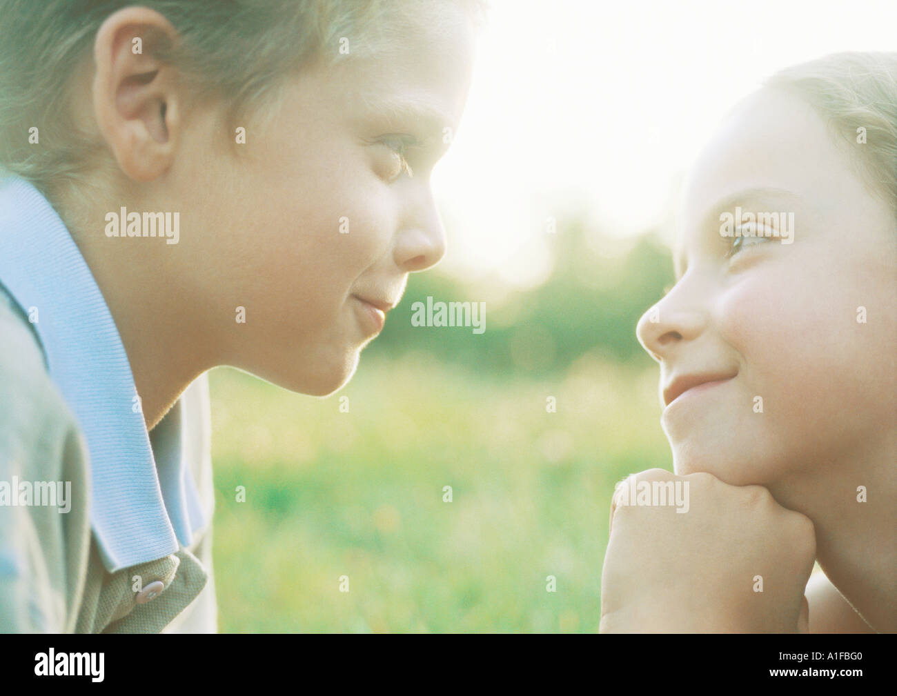 Couple gazing others eyes on hi-res stock photography and images - Alamy