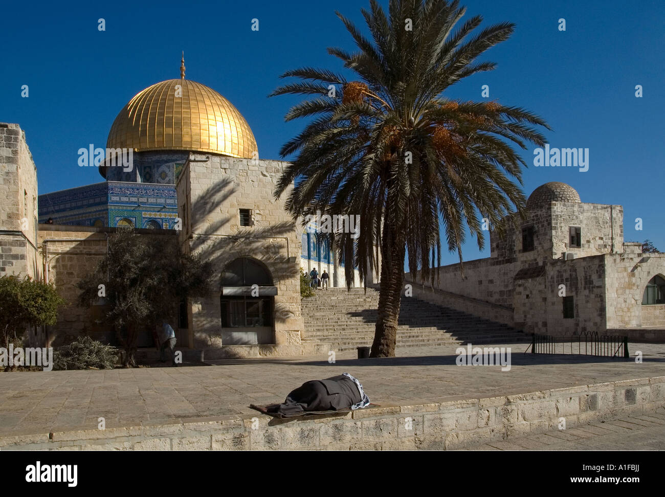 The Islamic shrine Dome of the Rock in the Temple Mount known to ...