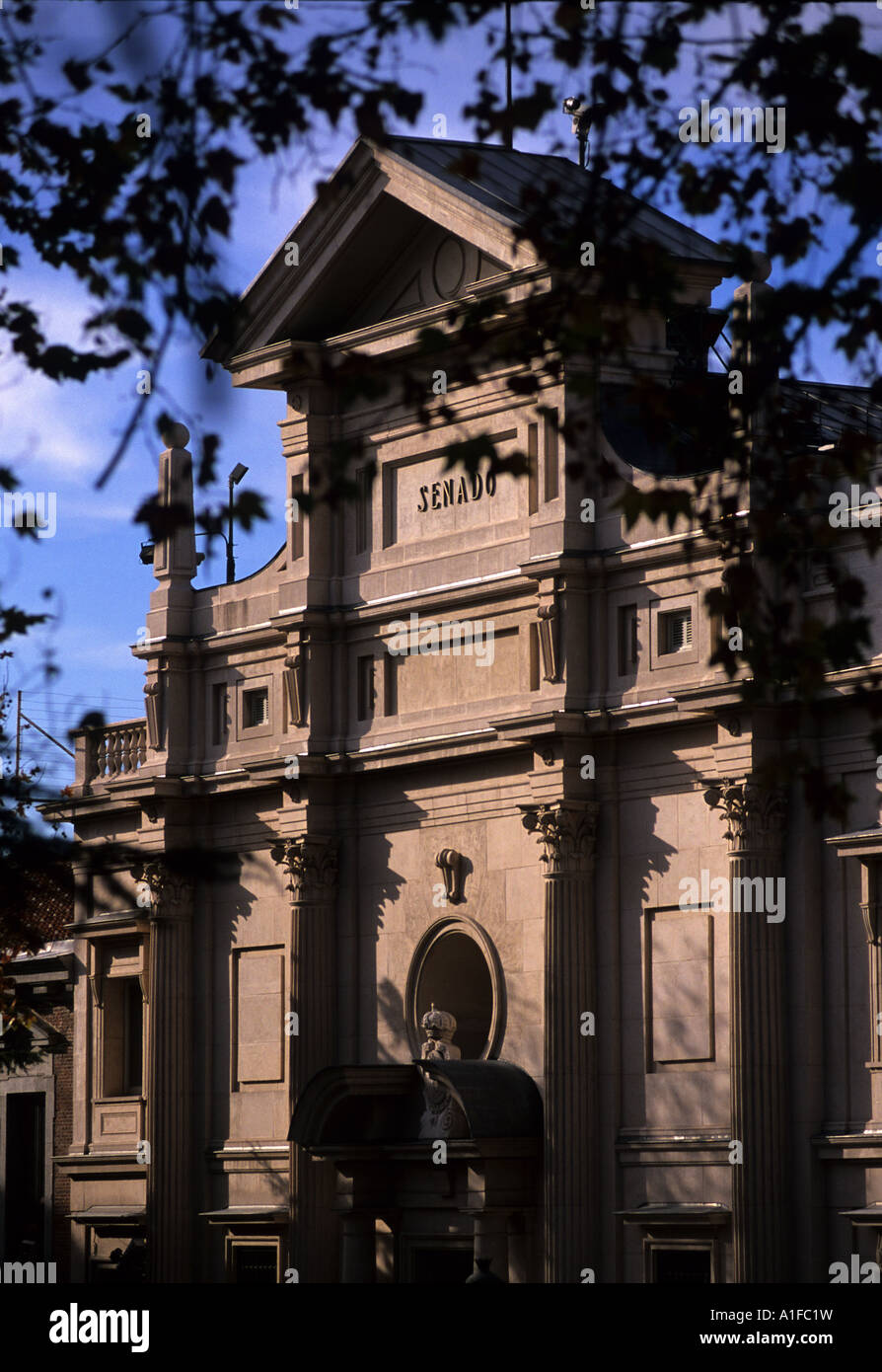 Senate Madrid Spain Stock Photo - Alamy