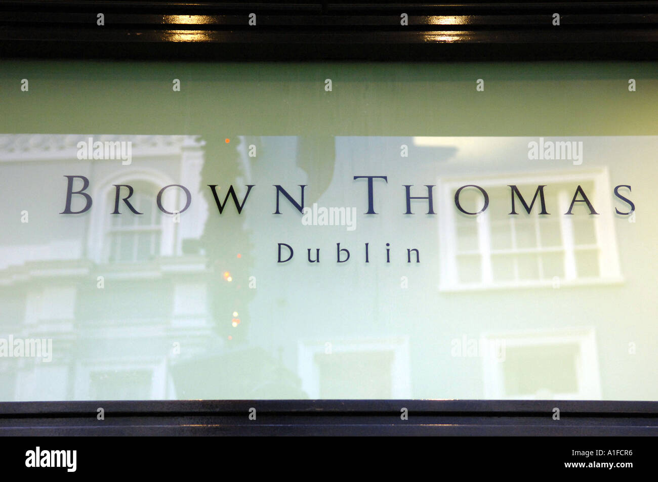 brown thomas window glass irish store shop shopping department ...