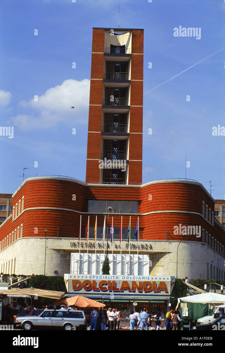 Fascist architecture the entrance to the amphitheatre in the city of ...