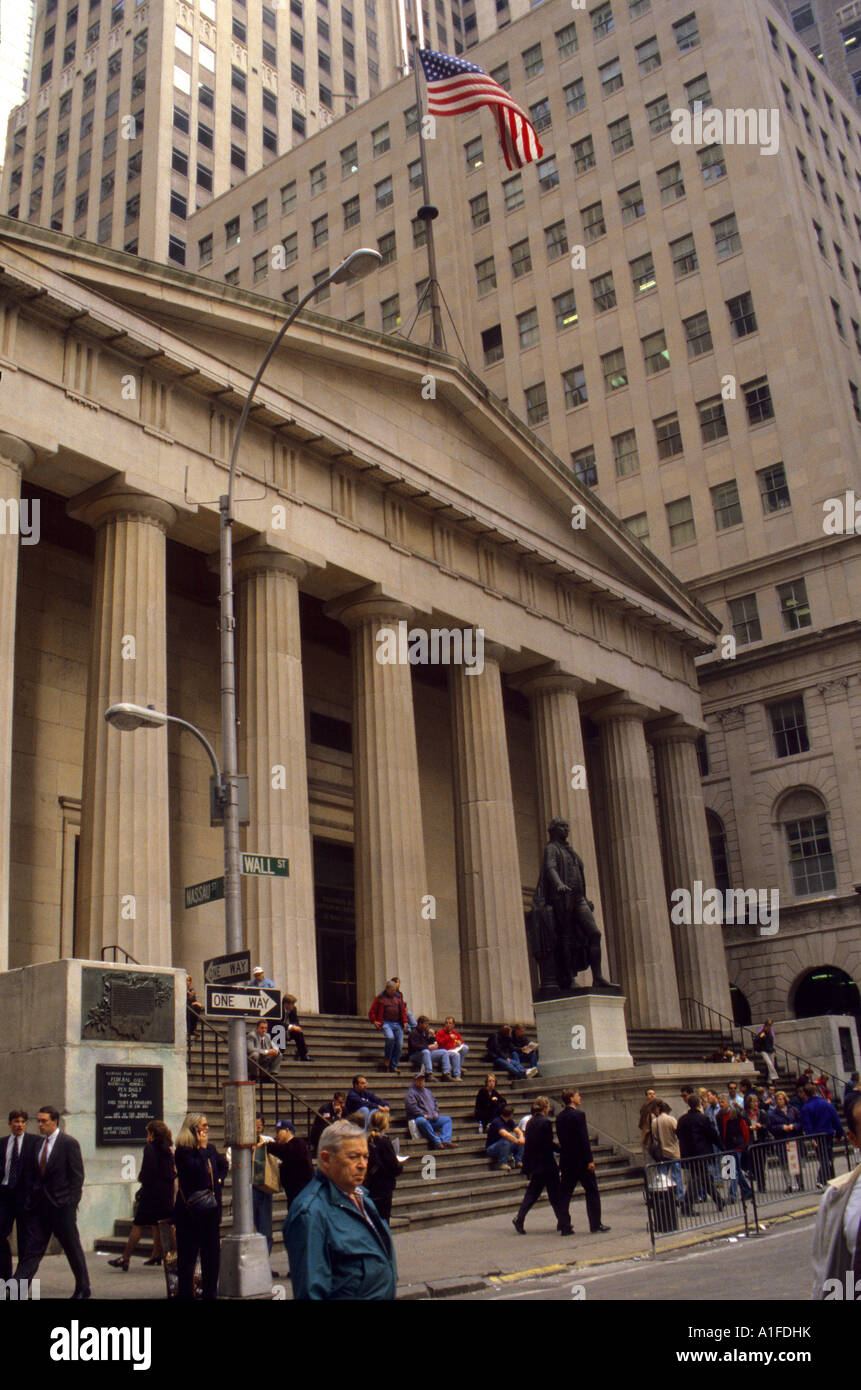 Federal Hall New York USA Stock Photo - Alamy