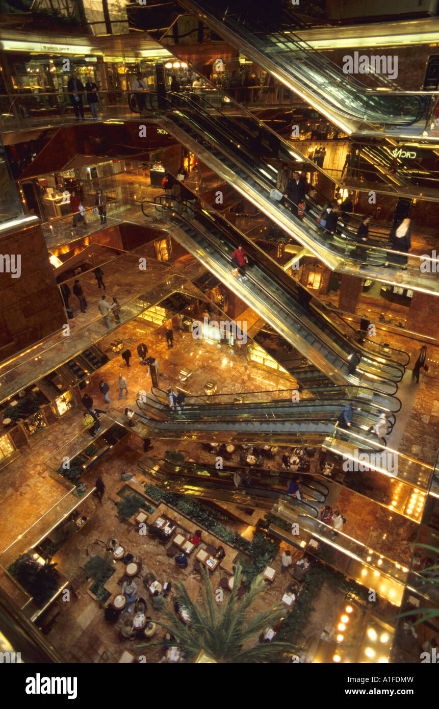 Trump tower atrium hi-res stock photography and images - Alamy
