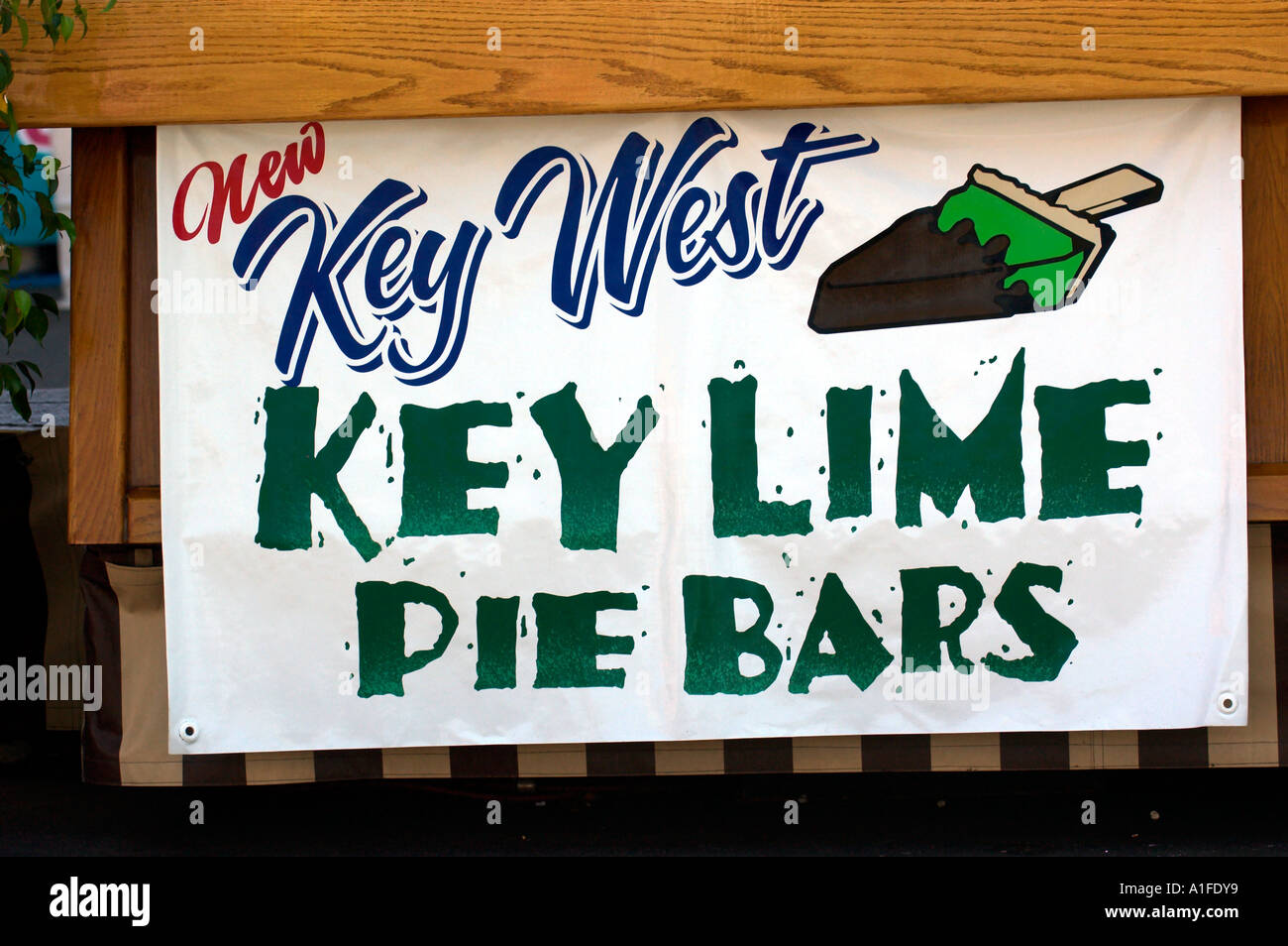 key lime pie bar sign Stock Photo - Alamy