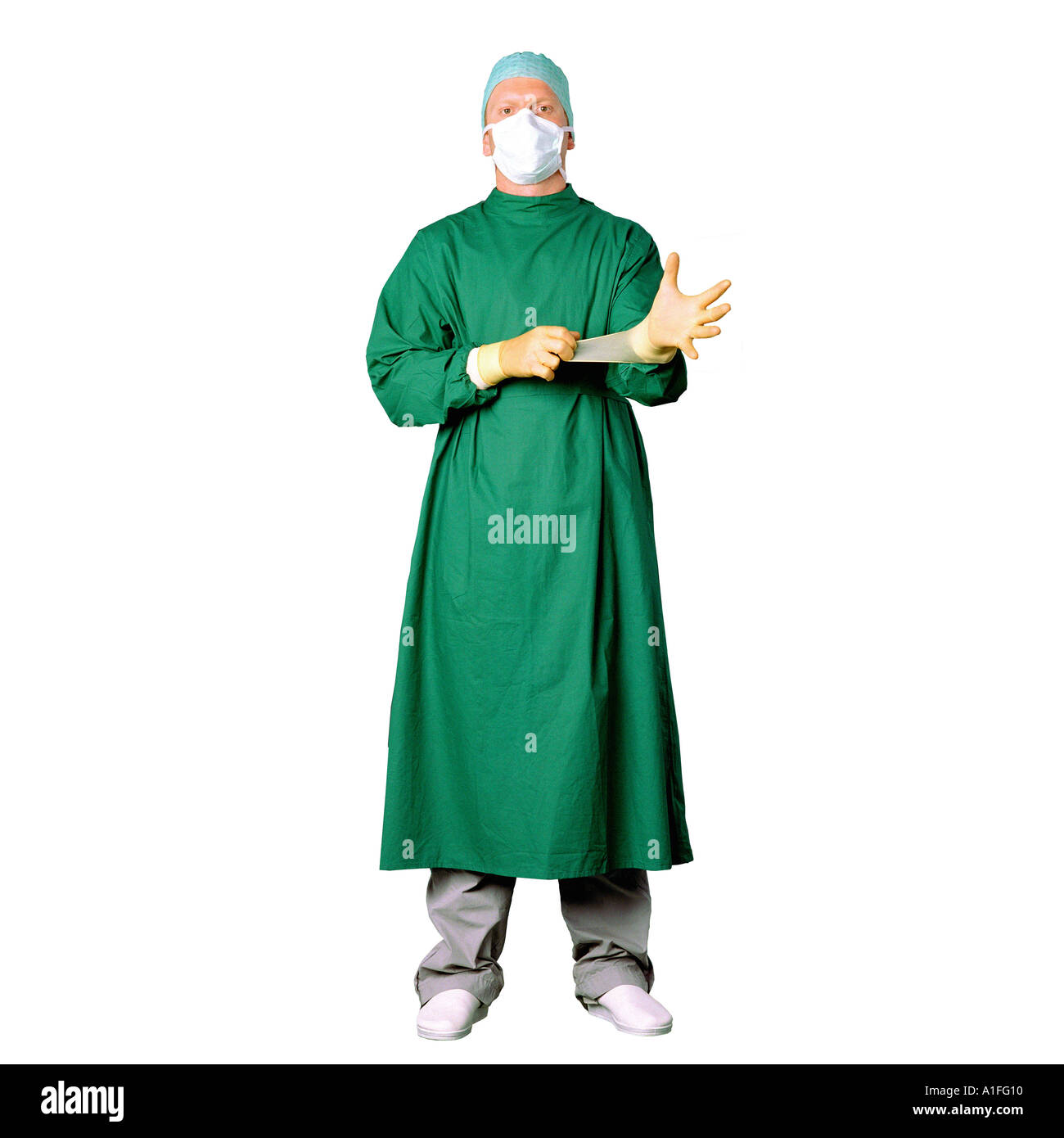 Surgical scrub Cut Out Stock Images & Pictures - Alamy