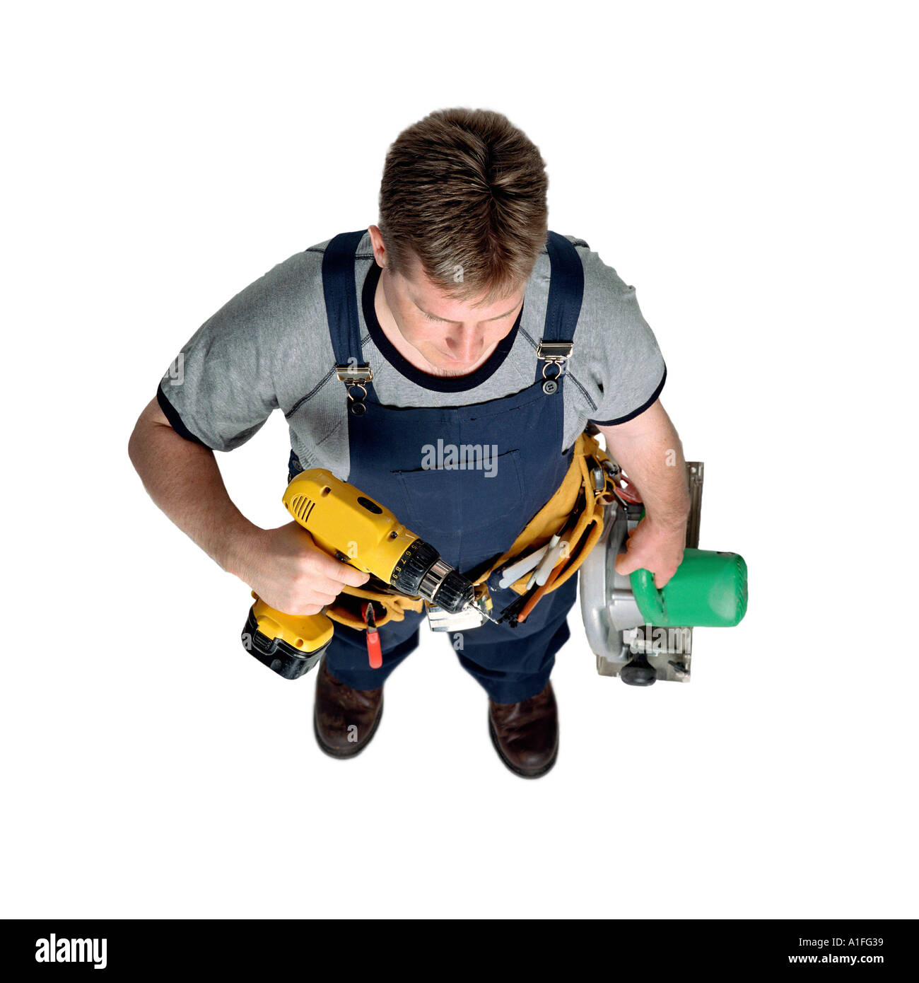 Handy man Cut Out Stock Images & Pictures - Alamy
