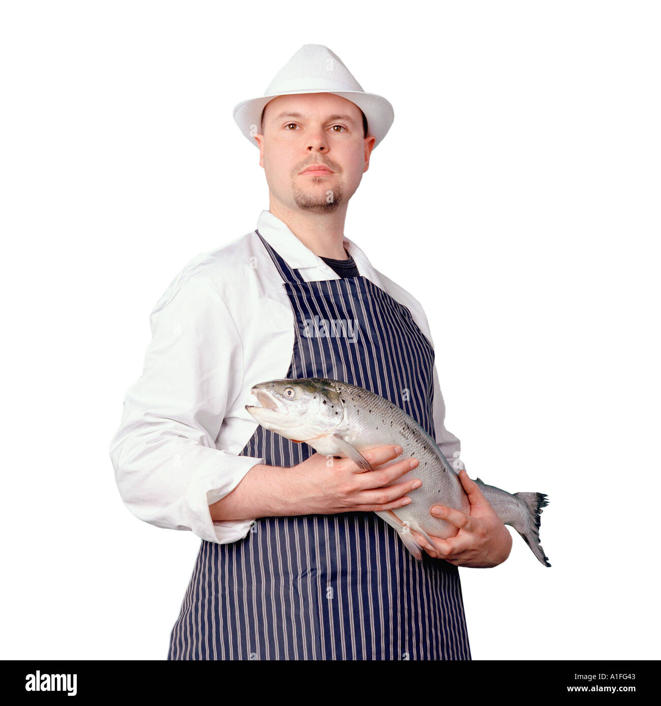 Fishmonger clothing hi-res stock photography and images - Alamy