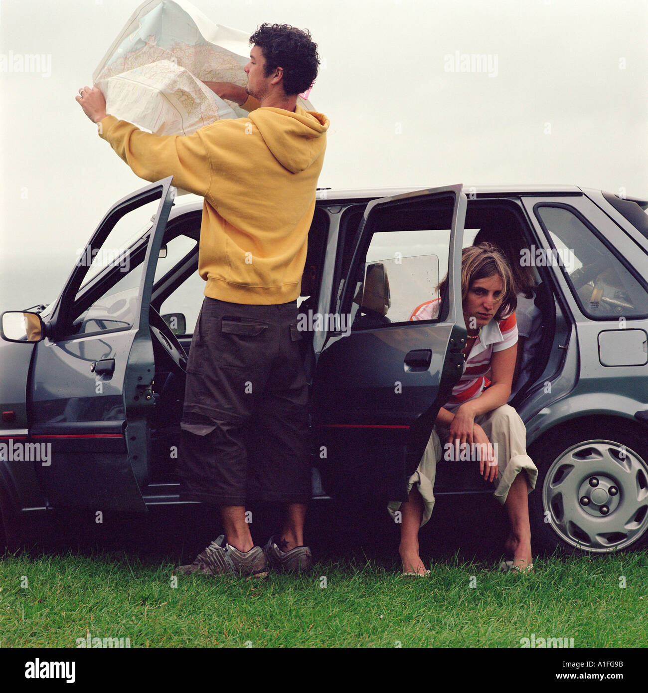 Check road map for directions hi-res stock photography and images - Alamy