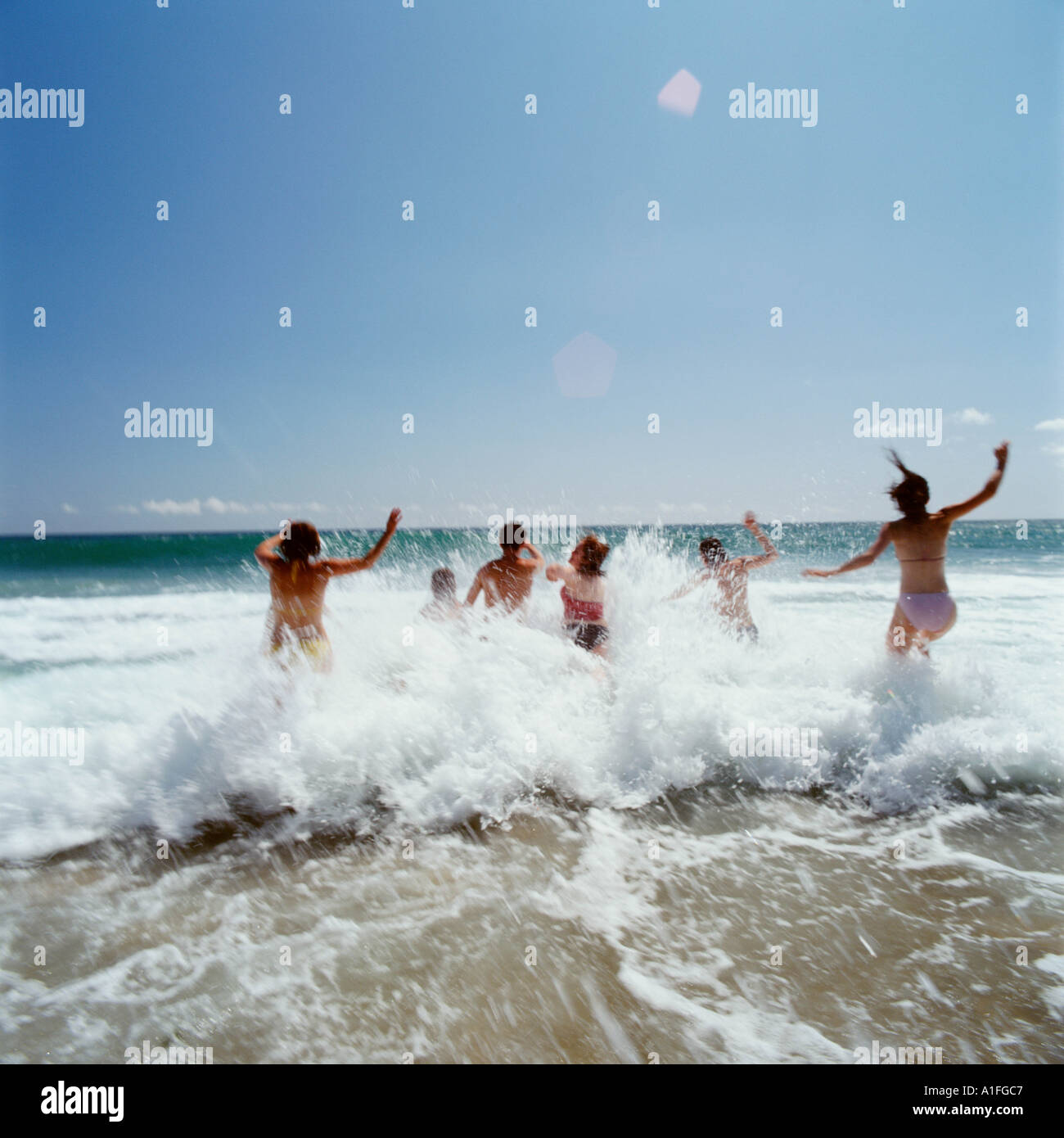 Fun in the sea Stock Photo - Alamy