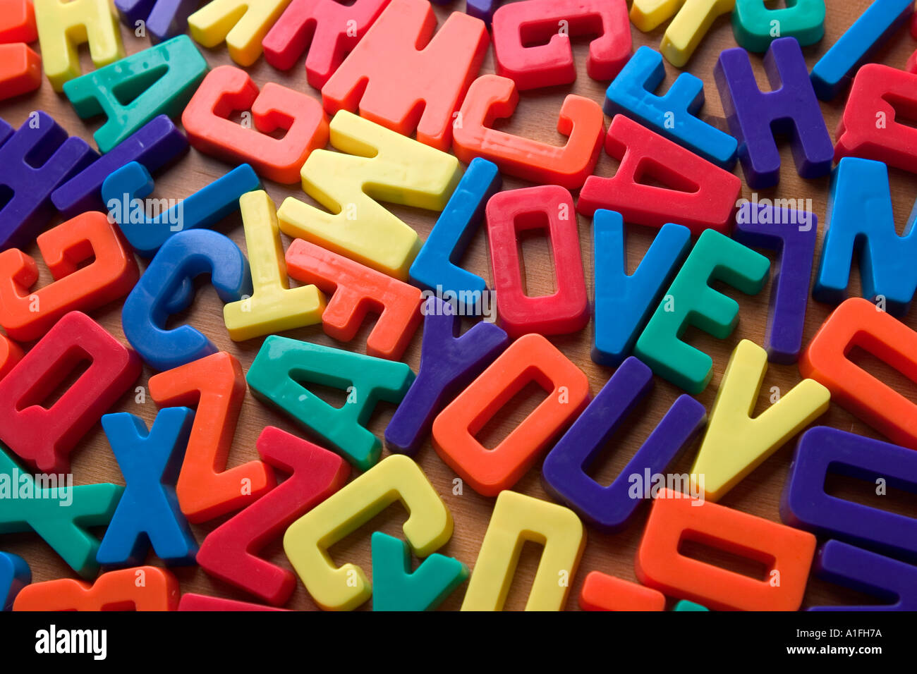 Love message spelled out hi-res stock photography and images - Alamy