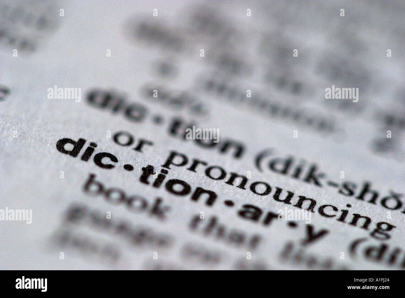 Full dictionary page hi-res stock photography and images - Alamy