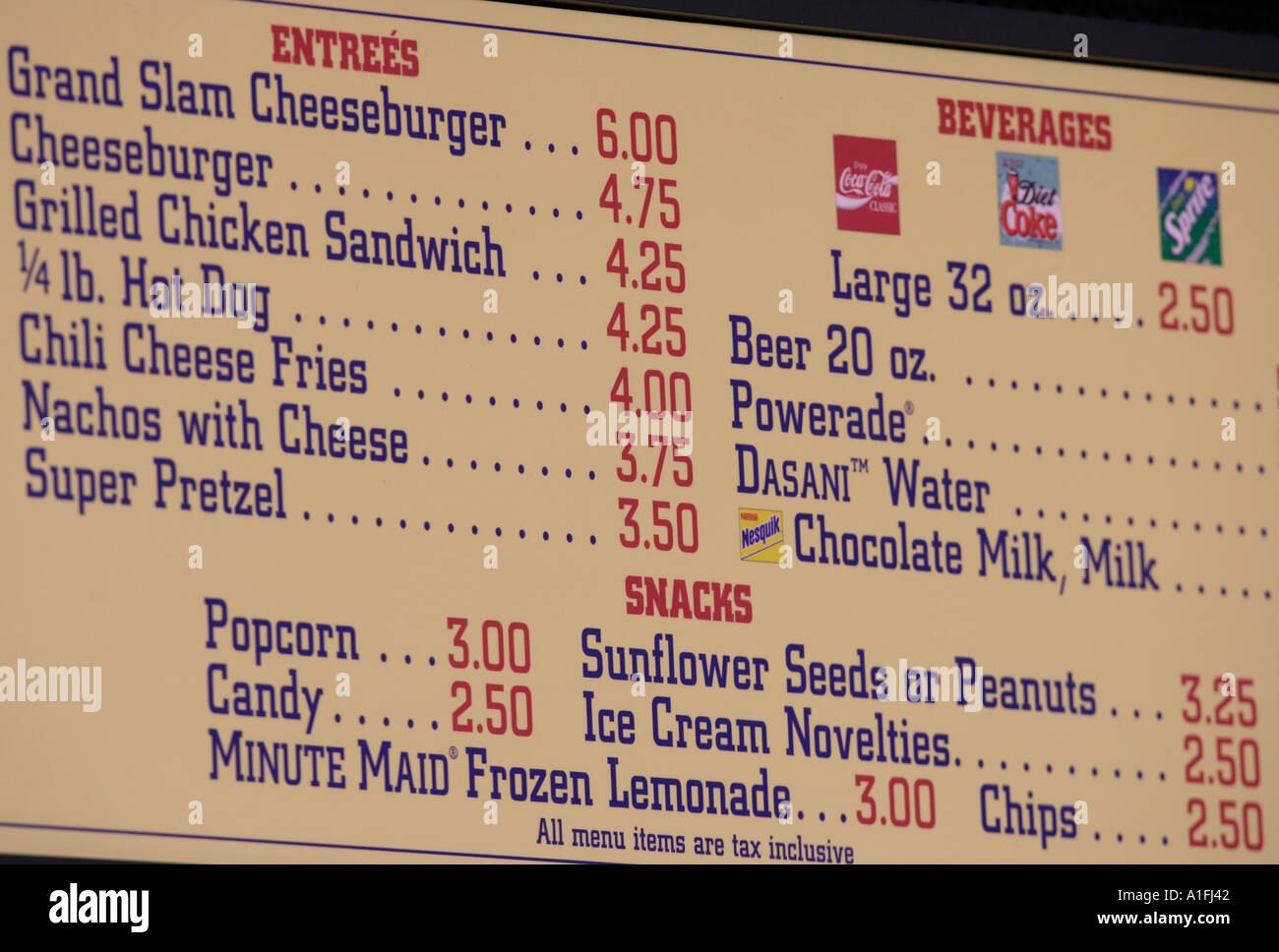 Concession stand baseball hi-res stock photography and images - Alamy