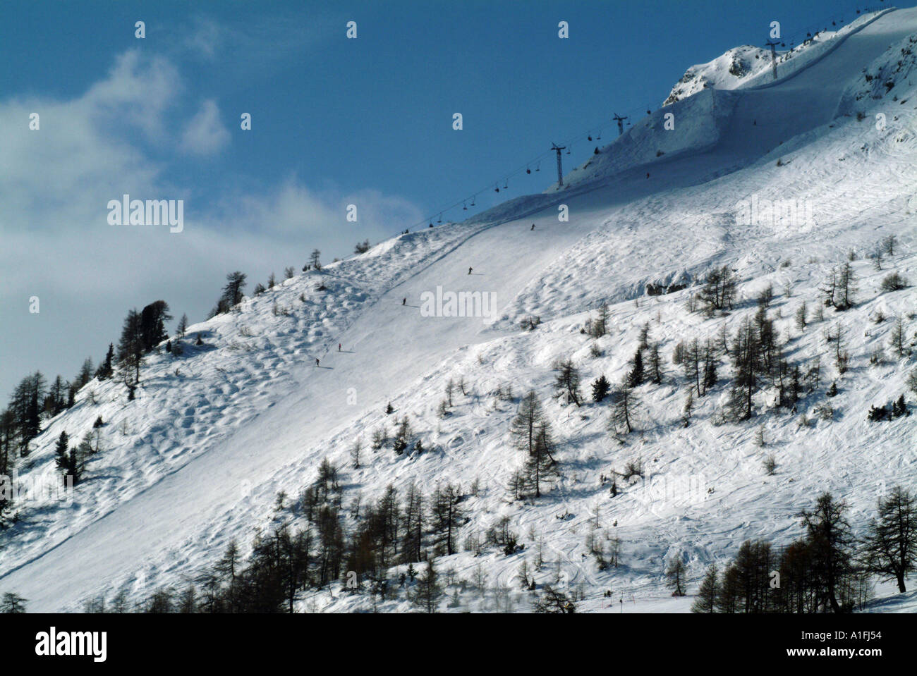 ski piste de etherolla les collons verbier switzerland alpine ski ...