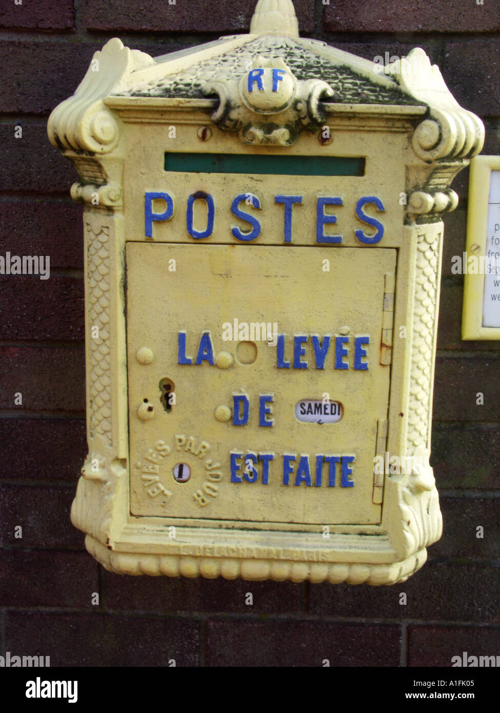 French postal hi-res stock photography and images - Alamy