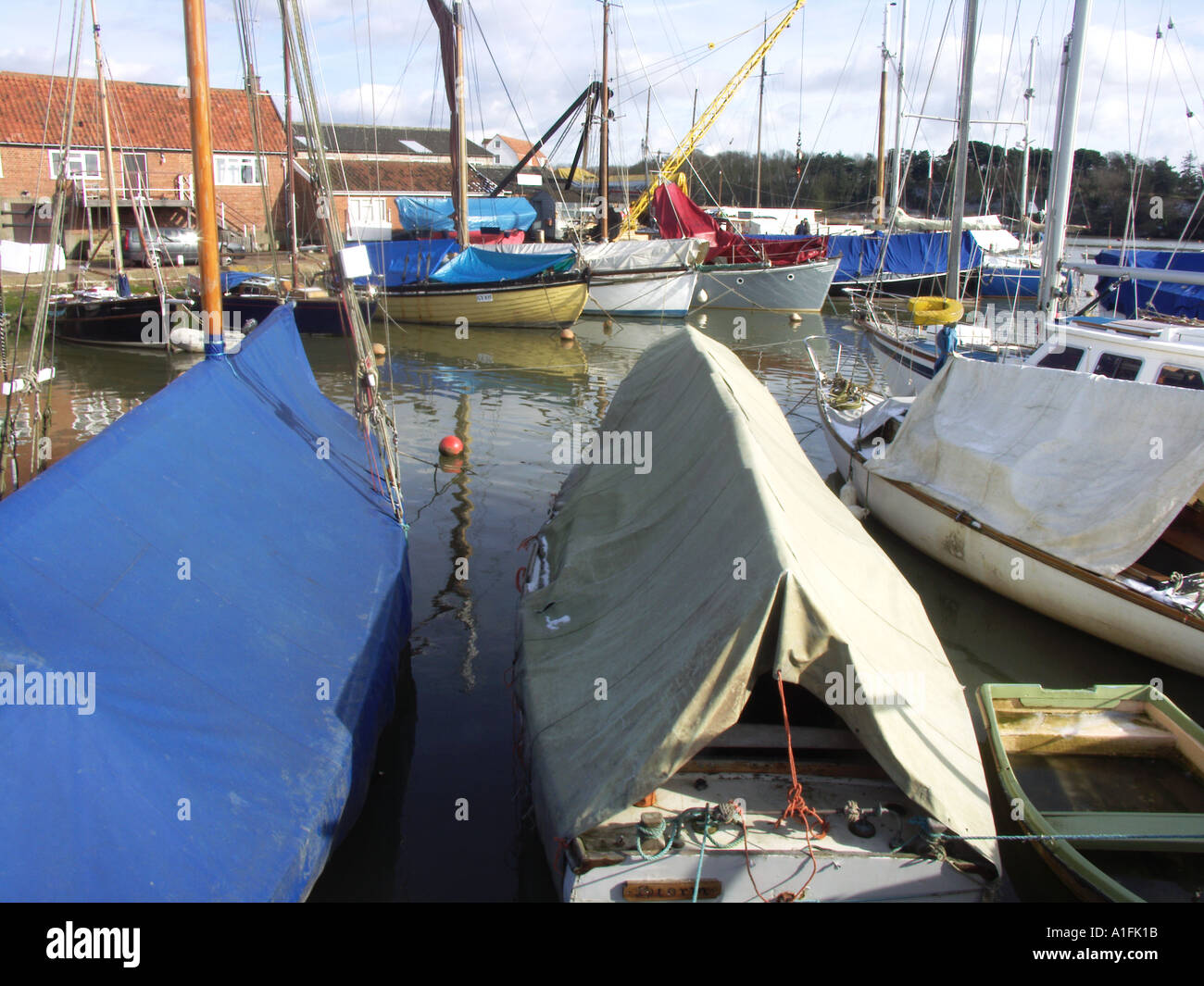 Boats Woodbridge Suffolk England Stock Photo - Alamy