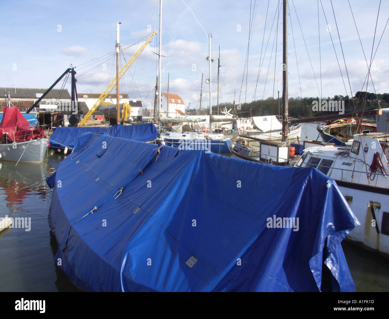 Boats Woodbridge Suffolk England Stock Photo - Alamy