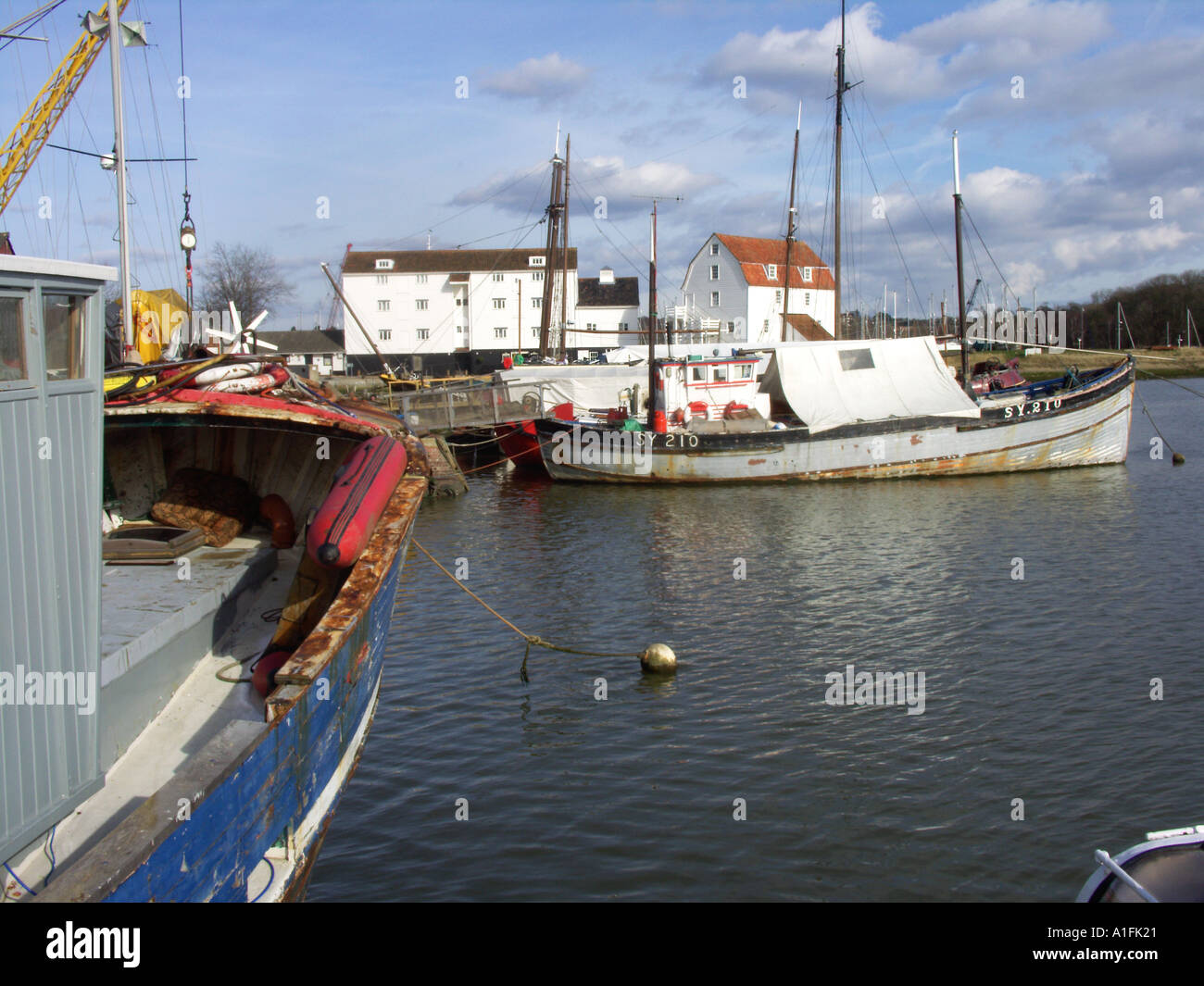 Boats Woodbridge Suffolk England Stock Photo - Alamy
