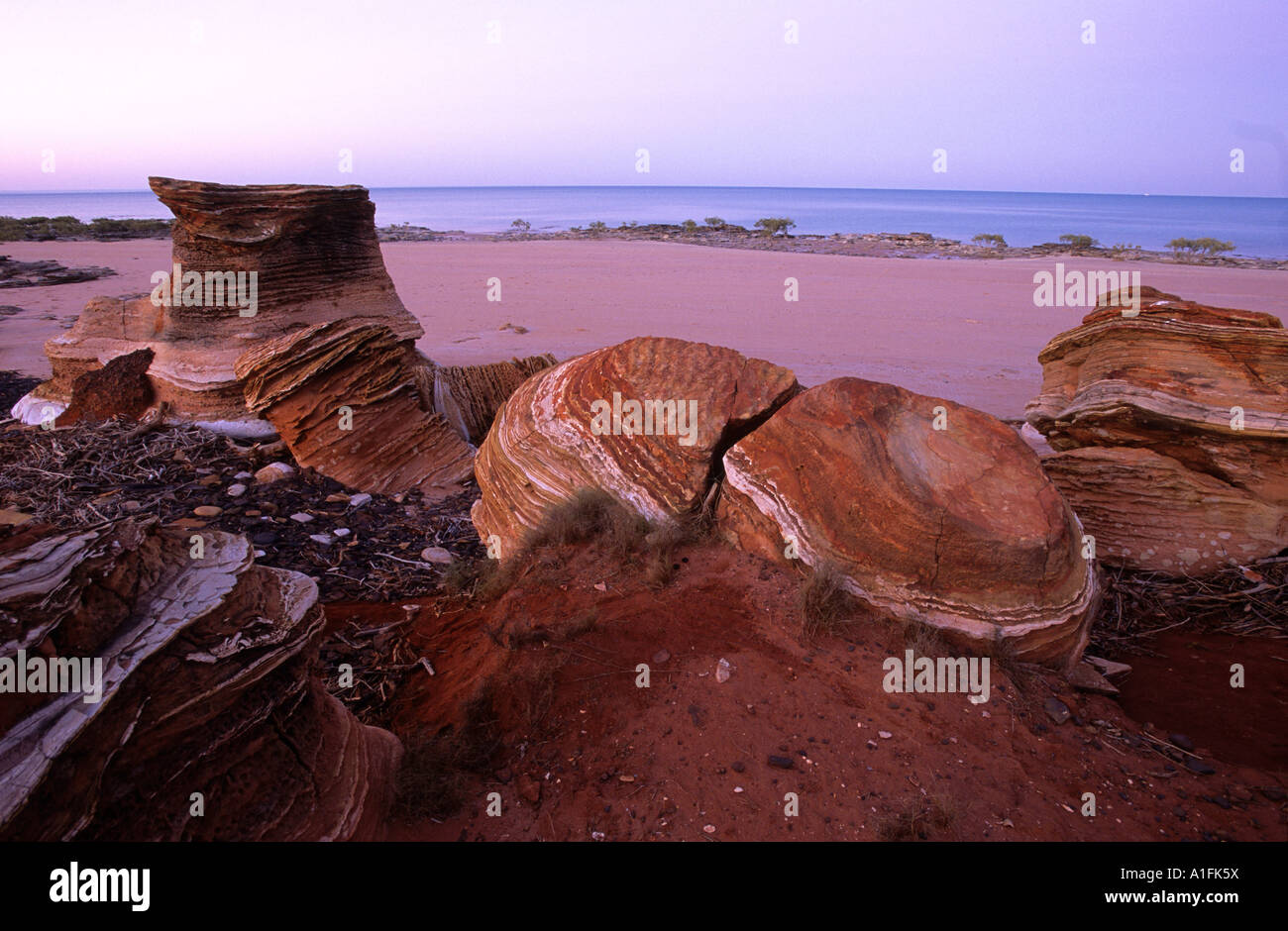The three sisters Roebuck Bay The Kimberley Western Australia Australia ...