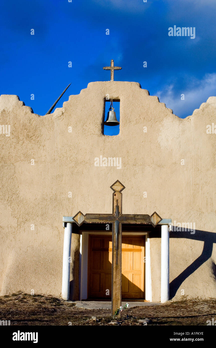 San Lorenzo de Picuris church at Picuris Pueblo New Mexico Built about ...