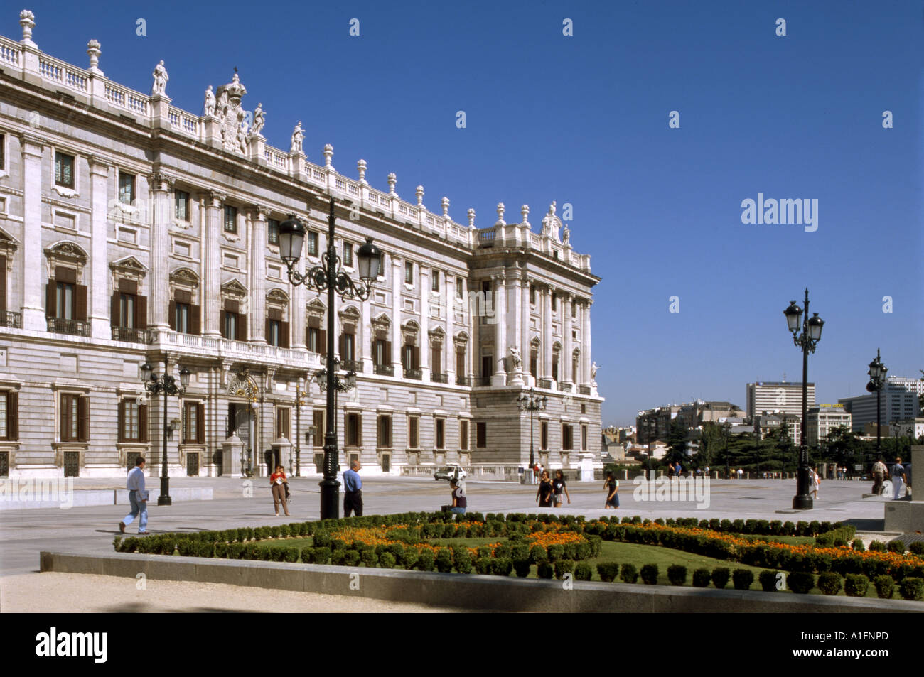 Palacio Real Royal palace Madrid Spain Stock Photo - Alamy