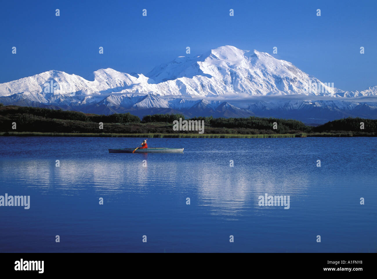 Canoeist denali hi-res stock photography and images - Alamy
