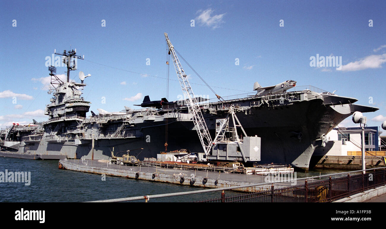 USS Intrepid military museum New York USA Stock Photo - Alamy