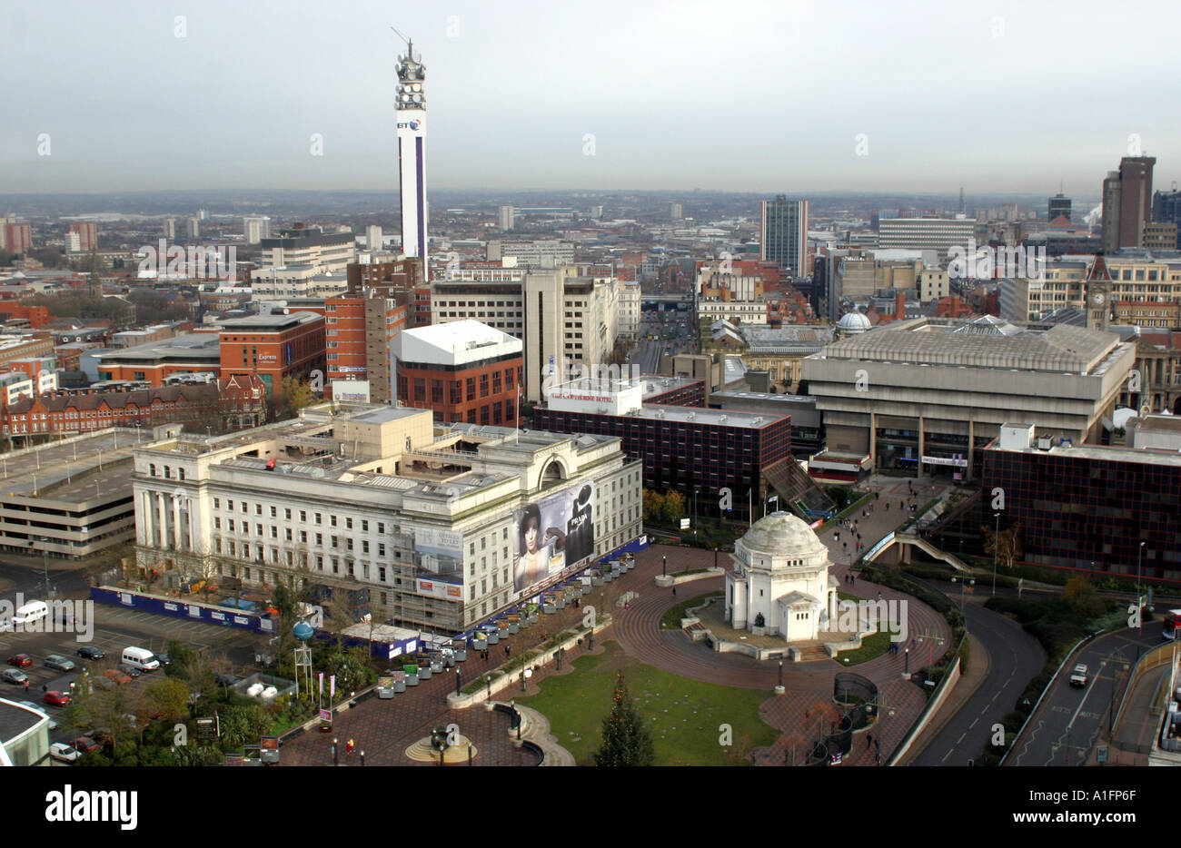 Aerial view of Birmingham UK Stock Photo - Alamy